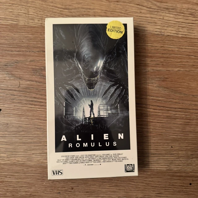 ALIEN ROMULUS (VHS) Limited Edition 2024 Retro Aliens Sci-fi - In hand ...