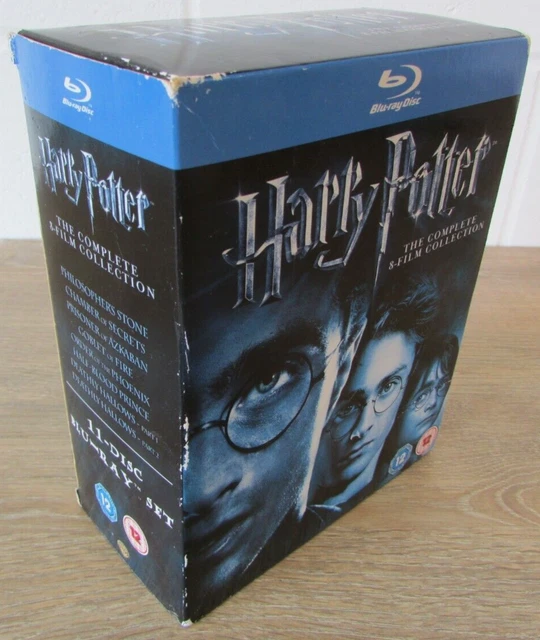 HARRY POTTER COMPLETE 8-Film Collection - Years 1-7B Box Set Blu-Ray 2011 £5.99 - PicClick UK