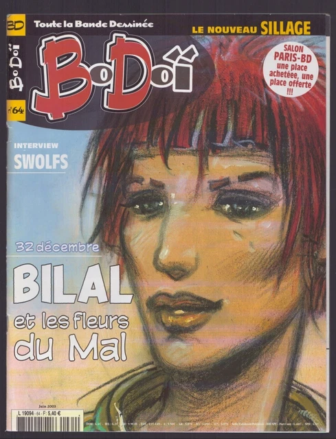 REVUE BD BODOÏ N°64 . Bilal Et Les Fleurs Du Mal . 2003 . Interview ...