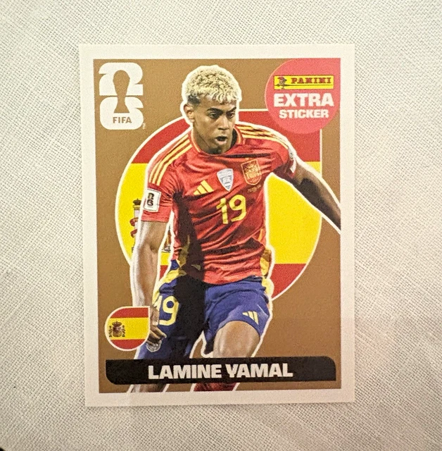 PANINI FIFA WORLD Cup 2026 Lamine Yamal Spain Player BRONZE Extra ...