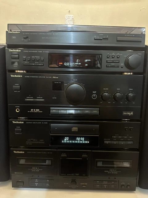 VINTAGE TECHNICS HI Fi stereo stacking unit with full instructions £375 ...