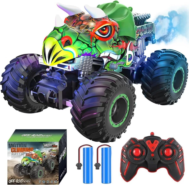 DINOSAUR REMOTE CONTROL Monster Truck Rc Monster Truck Triceratops 2 ...