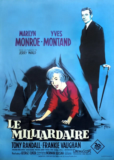 LE MILLIARDAIRE, MARYLIN Monroe, Repro Affiche Cinema Vintage, (40X60 ...