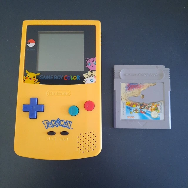 CONSOLE NINTENDO GAMEBOY Color Edition Pokemon Pikachu avec Super Mario ...