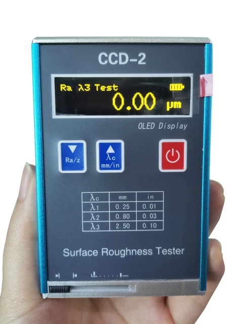 SURFACE ROUGHNESS TESTER Meter with Accuracy 0.01μm 4 Parameters Ra Rz ...
