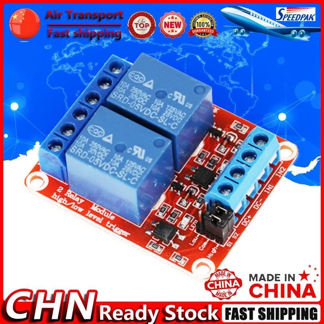 1/2/4/8 CHANNEL RELAY Switch Module with Optocoupler 5V 12V 24V DC ...