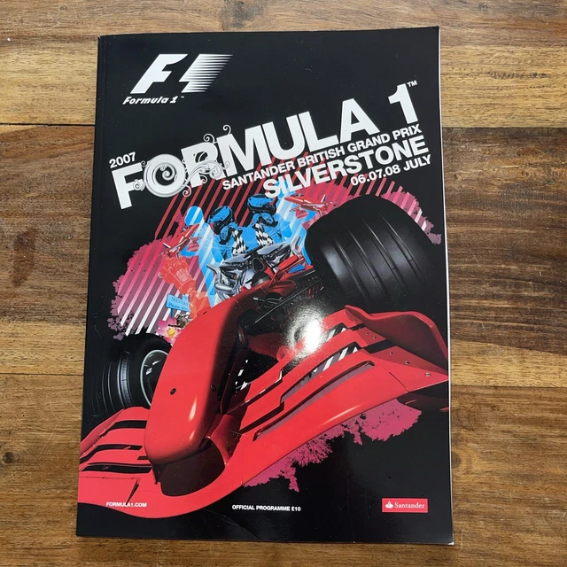 SILVERSTONE COLLECTORS FORMULA 1 British Grand Prix Official Programme ...