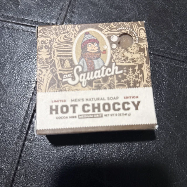 DR. SQUATCH HOT Choccy - Limited Edition Bar Soap Medium Grit 5oz £17. ...