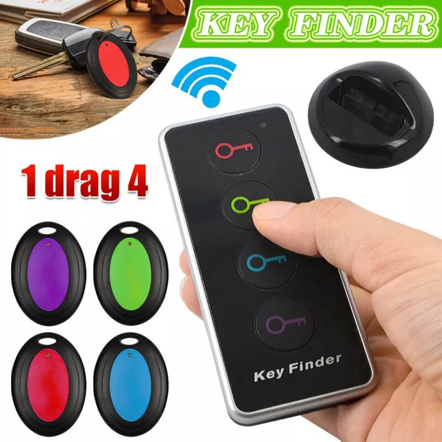 ESKY 4-IN-1 KEY Finder - Wireless Tracker w/ Remote Locator £14.41 ...