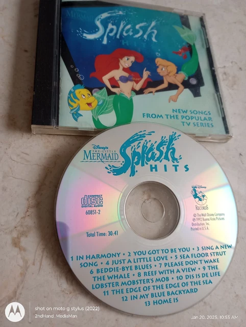 THE LITTLE MERMAID Splash Hits Cd $17.20 - PicClick