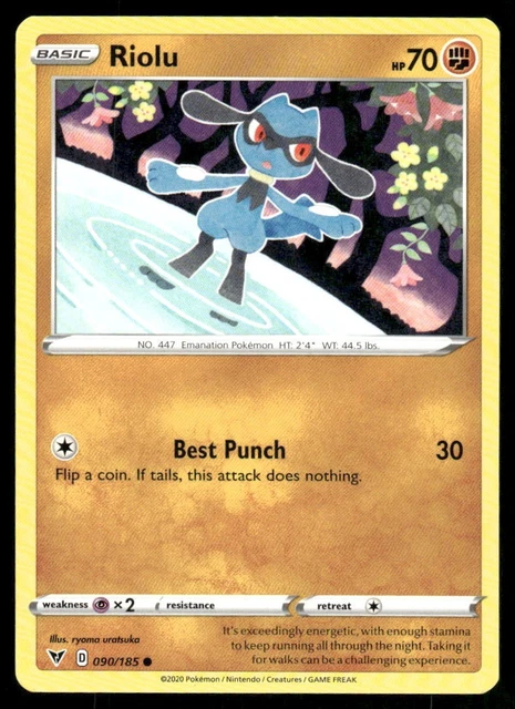 POKÉMON TCG POKÉMON Riolu Riolu Common Regular £1.77 - PicClick UK