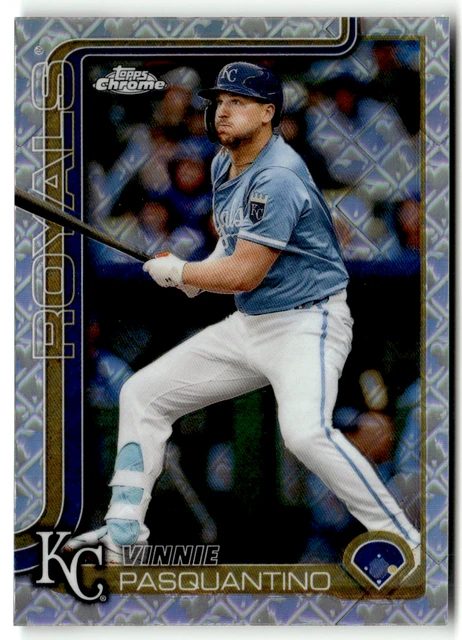 TOPPS CROMO MLB Baseball 2025 N º 165 Vinnie Pasquantino Logo Refractor ...