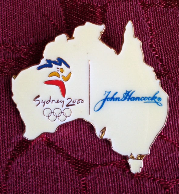 SYDNEY 2000 OLYMPIC GAMES / John Hancock PIN BADGE RARE MINT EUR 11,77 ...