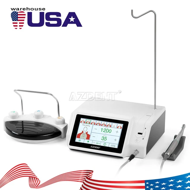 AZDENT LCD DENTAL Surgical Micro Motor Implant System Motor & 20:1 ...