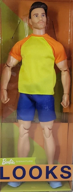 MATTEL 2022 BARBIE Signature Looks POUPÉE KEN TATE BUFF BOD MODÈLE #18 ...