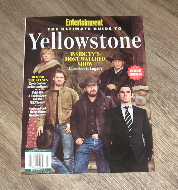 YELLOWSTONE MAG KEVIN Costner KELLY REILLY Luke Grimes COLE Hauser WES ...
