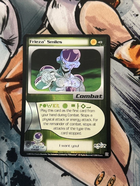 CARTE DE POINTAGE Frieza Smiles GKI Dragon Ball Z DBZ CCG FOIL EUR 154 ...