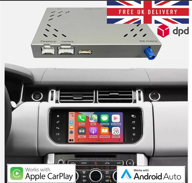 WIRELESS CARPLAY ANDROID Auto MMI Prime Retrofit For Range Rover Land ...