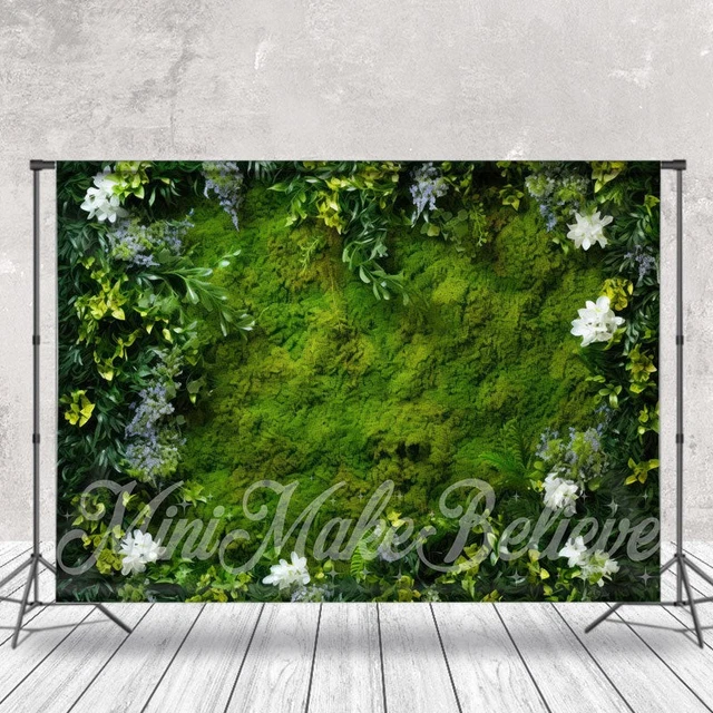 SPRING GREENERY WHITE Lavender Floral Photo Backdrop $37.90 - PicClick AU