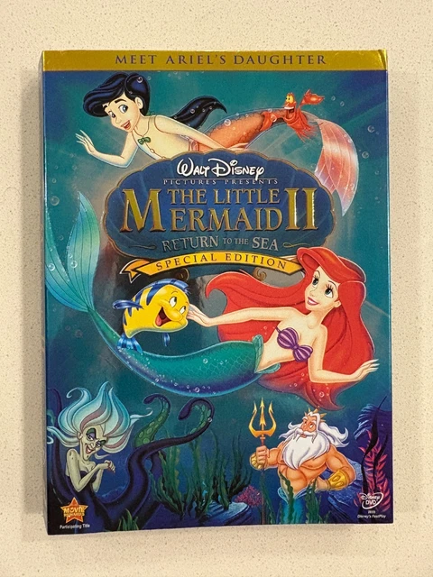 LITTLE MERMAID II Return To Sea - Dvd Sized - Slip Cover Only Authentic ...