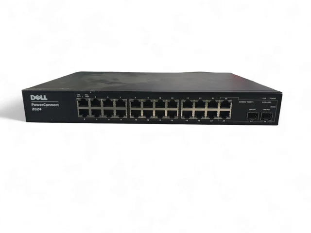 DELL POWERCONNECT 2824 24-Port Gigabit Managed Ethernet Switch $12.50 ...
