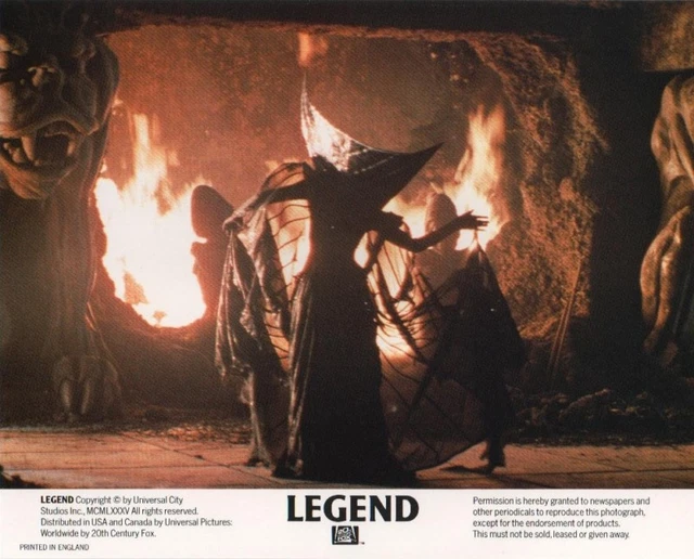 LEGEND LOBBY CARDS - TOM CRUISE, RIDLEY SCOTT, TIM CURRY, MIA SARA £19. ...