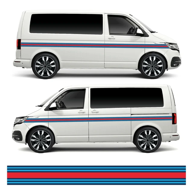 VOLKSWAGEN VW TRANSPORTER T4 T5 T6 Camper Van Martini Side Stripe ...
