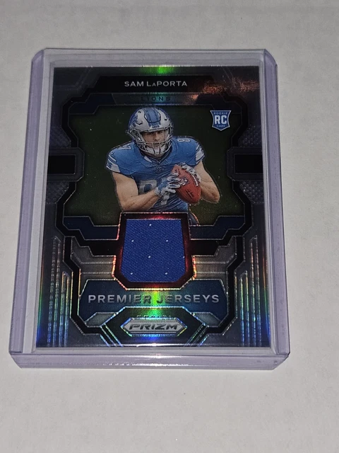 2023 PANINI PRIZM #PJSL Sam LaPorta Premier maillot patch argent RC EUR ...