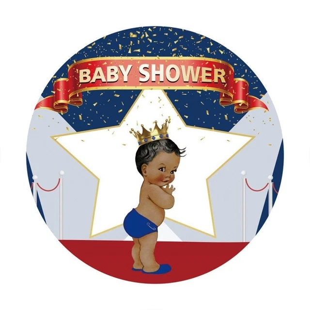 GLITTER BABY CIRCLE Baby Shower Backdrop For Party $37.94 - PicClick AU