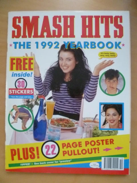 SMASH HITS YEARBOOK For 1992 Including Stickers And Posters £10.80 ...