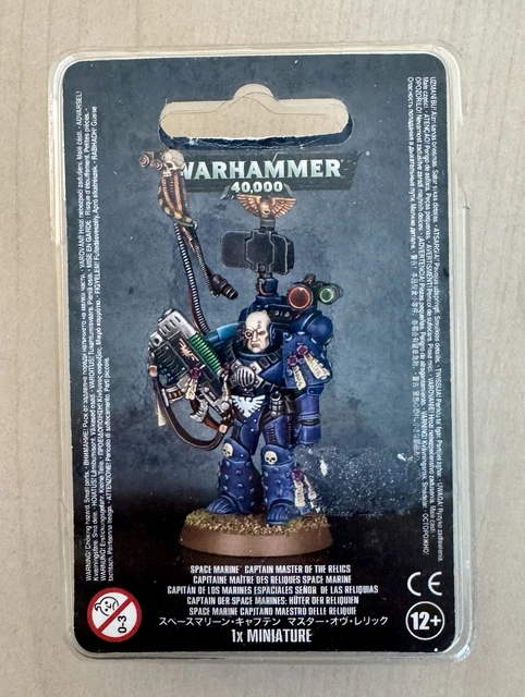 GAMES WORKSHOP WARHAMMER 40k Space Marine Captain Master of the Relics ...