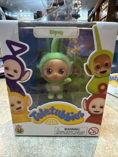 TELETUBBIES COLLECTIBLE MINI Figure TLS CheeBee Rare New Dipsy Green 2. ...