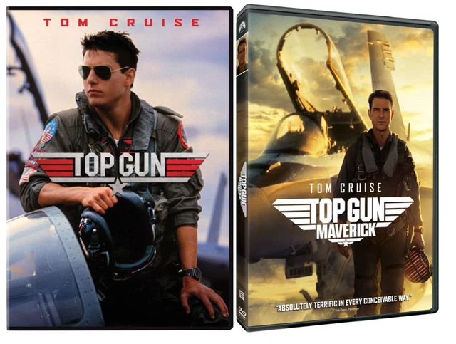 TOP GUN: TOP Gun: Maverick: 2-Movie Collection (DVD 2022) New & Sealed ...