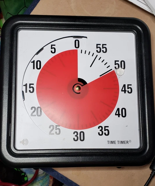 TIME TIMER 7.5& Visual Classroom Home Countdown Timer Kids Autism ADHD ...