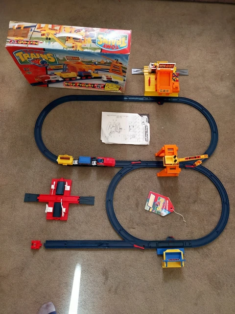 TOMY TRAINS BUSY Freight Train Set (c. 1990s) (VERY RARE) £50.00 ...
