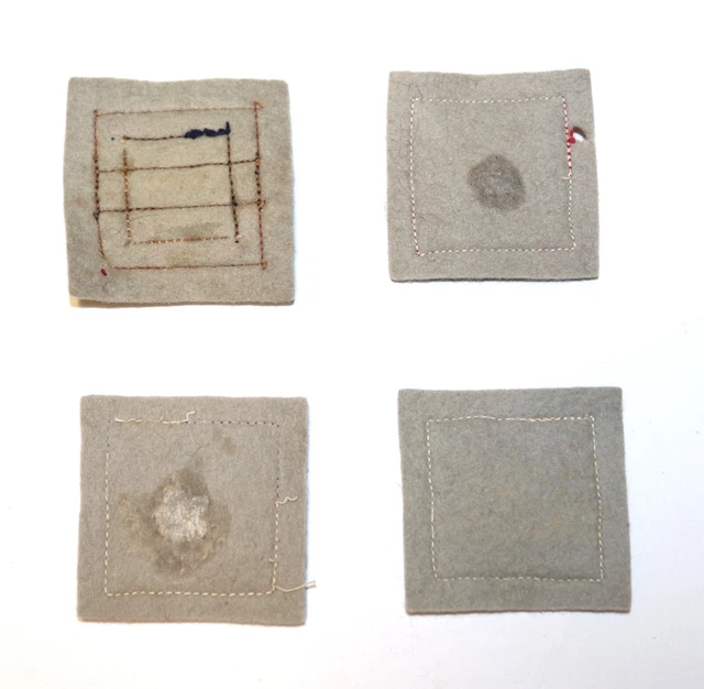 4 DIFFERENT ORIGINAL WW2 Australian Army Unit Colour Patches - Service ... 4 DIFFERENT ORIGINAL WW2 Australian Army Unit Colour Patches - Service ...