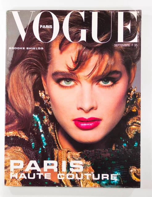 BROOKE SHIELDS RENEE Simonsen HELMUT NEWTON Paris Vogue 1983 September ...