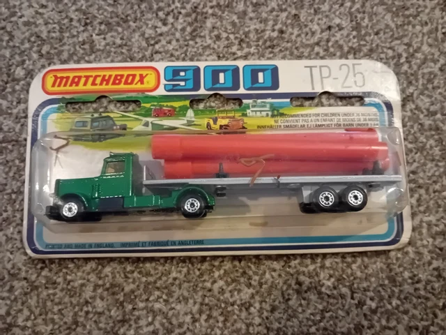 1978 MATCHBOX 900 TP-25 Rimorchio tubo articolato camion sigillato EUR ...
