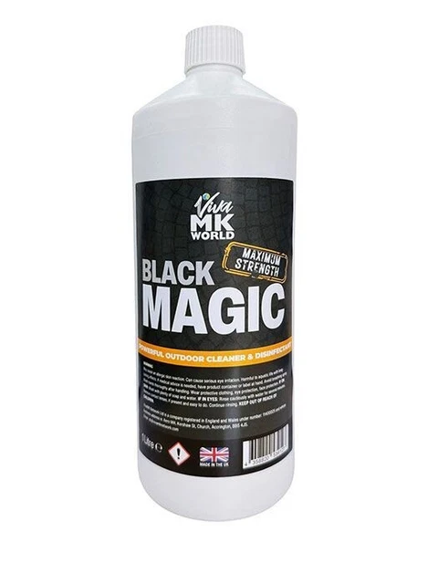 BLACK MAGIC OUTDOOR cleaner concentrate, disinfectant, paths, bins ...