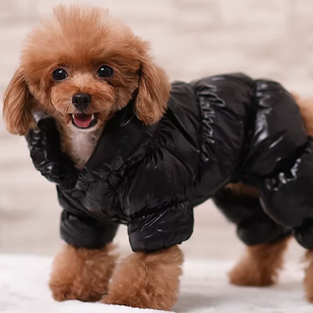 WATERPROOF WINTER DOG Jacket Pet Clothes Dog Coat Warm Large Dog ...