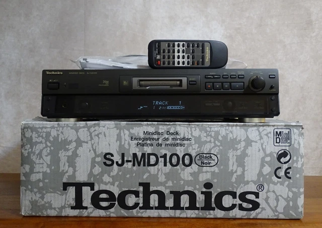 TECHNICS SJ-MD100 MINIDISC Recorder Deck OVP wie neu / Boxed like new ...
