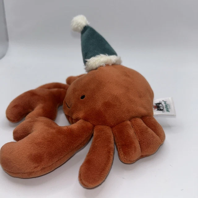 JELLYCAT CELEBRATION CRUSTACEAN Crab Soft Toy Party Hat New Retired ...