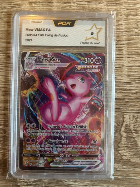 CARTE POKÉMON MEW VMAX FA 269/264 Poing de fusion - PCA 9 - FR EUR 140 ...