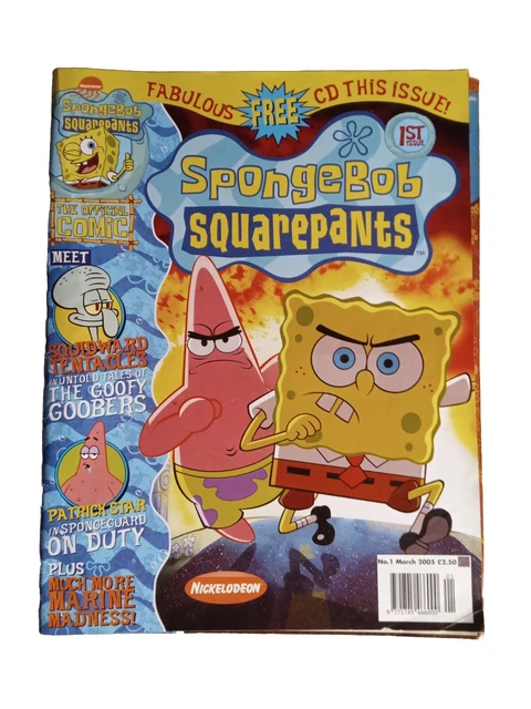 NICKELODEON MAGAZINE MARCH 2005 Sponge Bob 1st ISSUE $107.14 - PicClick AU