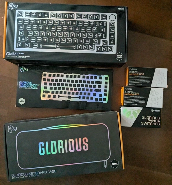 GLORIOUS GMMK PRO Mechanical Keyboard bundle, Poly plate, Durock ...