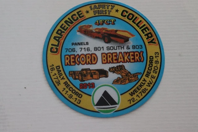 COAL MINING STICKERS, Clarence Colliery $3.25 - PicClick AU