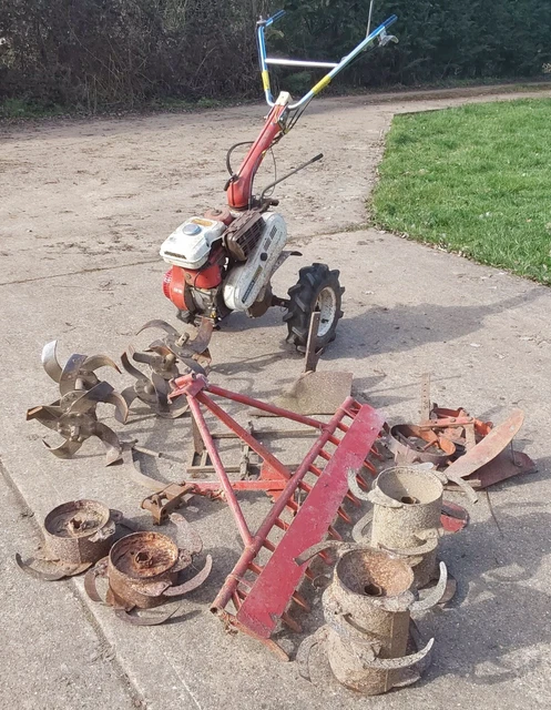 POWER TILLER HONDA F600 Rotavator Two Wheeled Tractor Extras Ridger ...