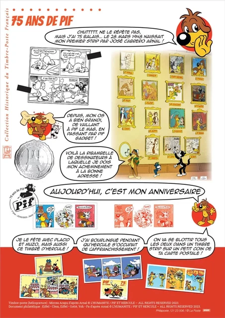 RARE PIF DOCUMENT PHILATELIQUE - EDITION LIMITEE - TAMPON 1er JOUR ...