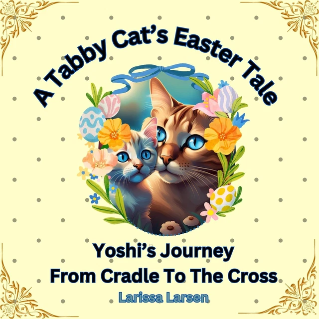 LARSEN, LARISSA A Tabby Cat`S Easter Tale : Yoshi`S Journey From Cradl ...