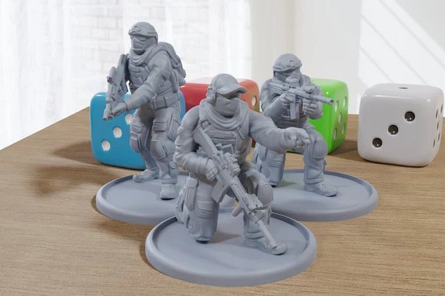 AUSTRALIAN REINFORCES - 3D Printed Minifigures - Modern Tabletop ...